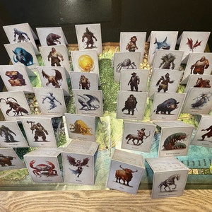 D&D Phandalin NPC Cards, Lmop, Doip, Pabtso, Tokens, Foldable Board ...