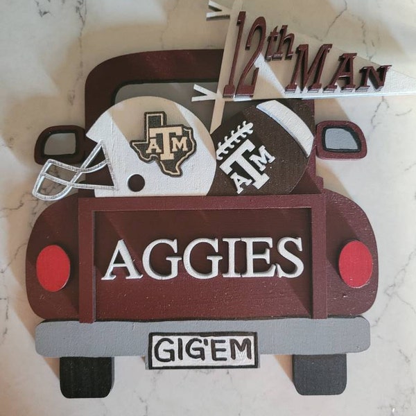 Aggie Tiered Tray - Aggie Football-aggie Birthday, Wedding, Graduation ...