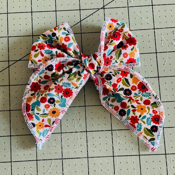 Hair Bow Pattern, 2 Sizes PDF Baby Bow Pattern, DIY Hair Bow, Fable Bow ...