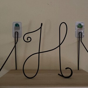 Wire Monogram Letters A-Z Initial Metal Wire Letter - Etsy