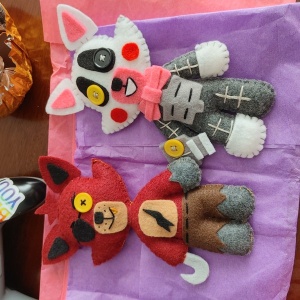FNAF Mini Mangle Funtime Foxy Plush - Etsy