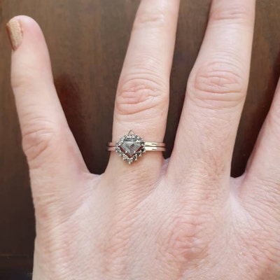 Coffin Moissanite Ring Coffin Ring Coffin Engagement Ring - Etsy