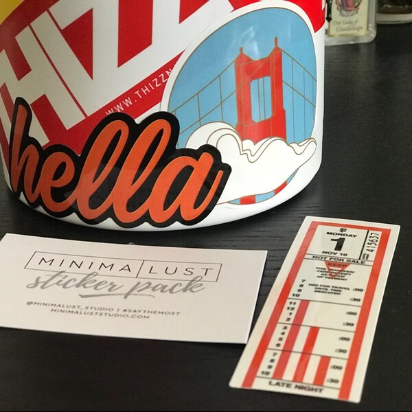 The San Francisco Native Sticker Pack - SF - San Francisco - Native ...