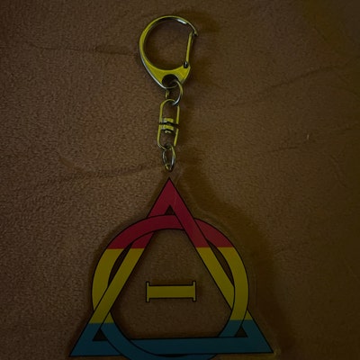 Therian Theta Delta Symbol Pride/lgbtq Double-sided Keychain - Etsy