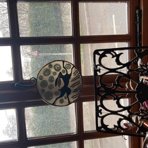 FOX GLASS SUNCATCHER. 5 X 5. Stained Glas Fox. Fox Gift. Handmade in ...