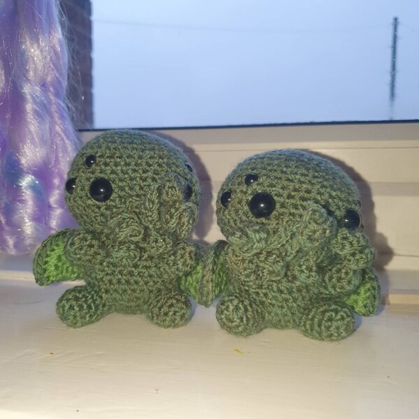 Cthulhu - Crocheted Amigurumi Plushie - Etsy
