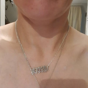 Korean Paperclip Name Bracelet for Women Personalized Korean - Etsy