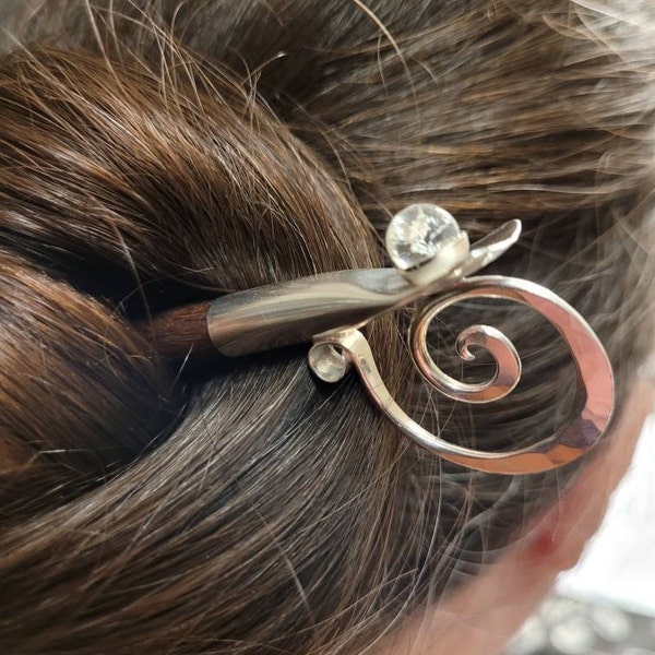 Handmade Hair Comb, Funct. Length 6,5cm,unique Piece,handcrafted,metal ...