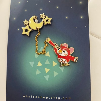 Animal Crossing Enamel Pin Celeste Stargazer - Etsy