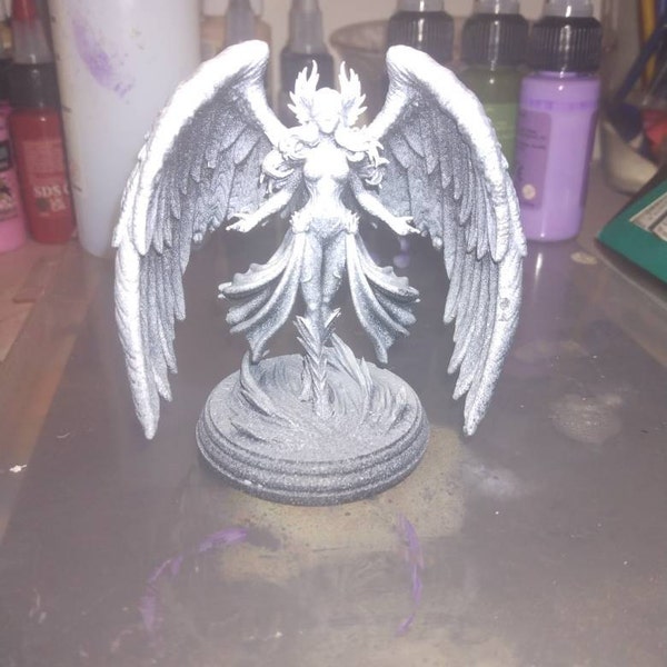 Chromatic Red Dragon 4 Sizes D&D Miniature 250mm Long, 225mm Wing Span ...