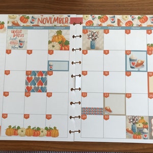 November Happy Planner Monthly Kit November Printable Planner - Etsy