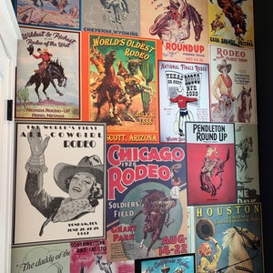 COWBOY Rodeo Poster Texas Cowboy Reunion 1930 Vintage Poster | Etsy