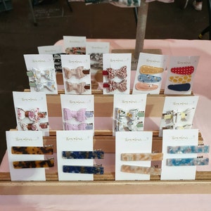 Card display in ply wood easy assemble postcard stand for | Etsy