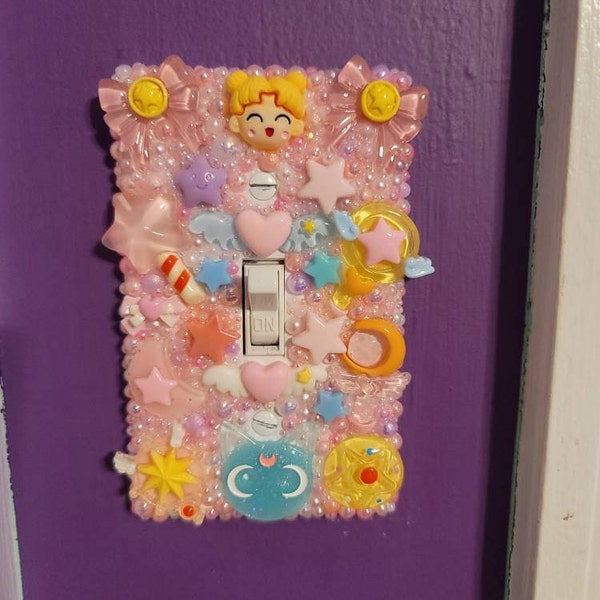 Pastel Pink Cutie Kawaii Light Switch Plate - Etsy
