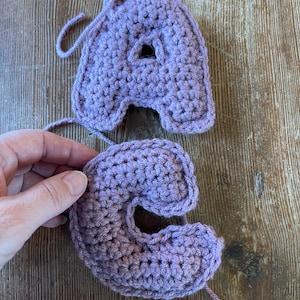 Crochet Uppercase Letters Pattern Soft Plush Letters Crochet Alphabet ...