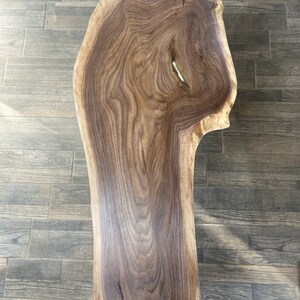 Spalted Sugar Maple Live Edge Slab 171 X 24-36 X - Etsy