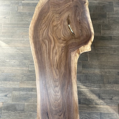 Spalted Sugar Maple Live Edge Slab 171 X 24-36 X - Etsy