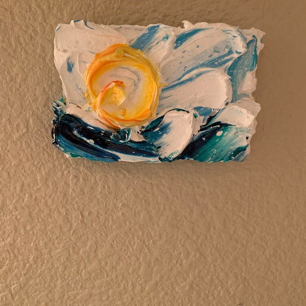 3D Large Magnolias 30 X 30 Touchart 3D Acrylic Paint by Ukrainian ...