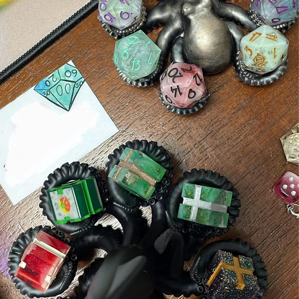 Wermer's Interactive Treasure Chest Prop Tokens for Tabletop Games Mini ...