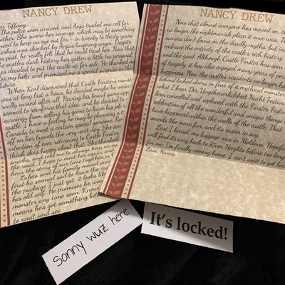 Custom Letter From Nancy Drew - Etsy