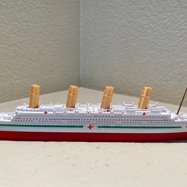 12” HMHS Britannic Model, Britannic Toy, Titanic Toy, Titanic Toys, RMS ...