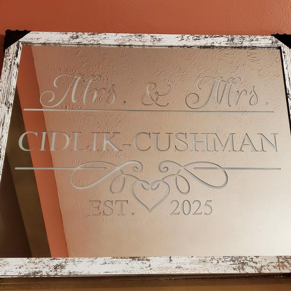 Mr. and Mrs. Sign Svg, Wedding Monogram Svg, Wedding Gifts for Couple ...