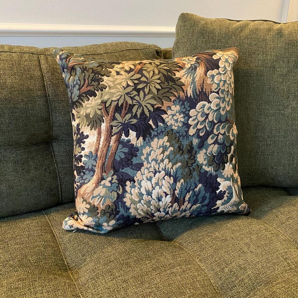 Moody Decor Sofa Pillow Cover Dark Academia Inspired Cushion Dark ...