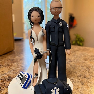 Horror Film Inspired Wedding Cake Topper Customized by - Etsy