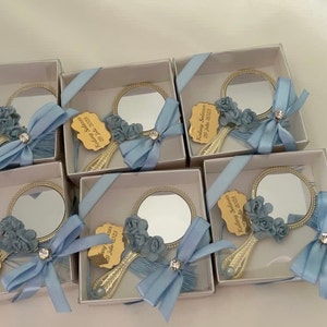 Personalized Quinceañera Favors, Mirror Wedding Favors, Luxury Wedding ...