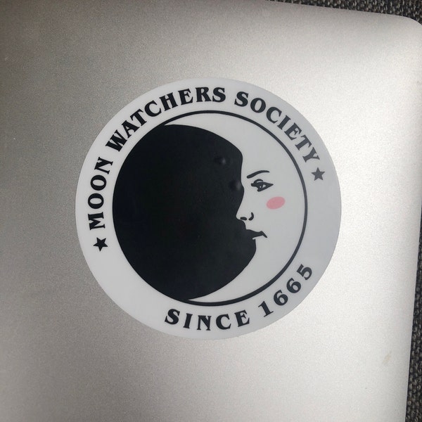 Moon Watchers Sticker, Moon Sticker Car, Moon Sticker Packs, Witchy ...