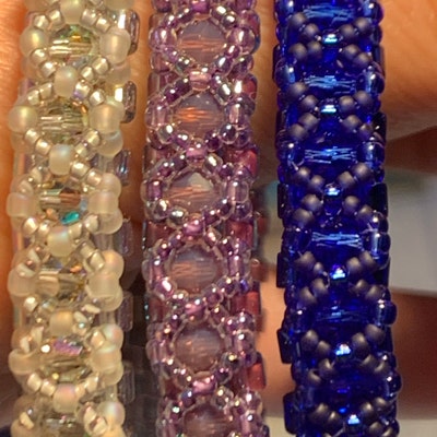 Circular Brick Stitch Earring Tutorial PDF Pattern INSTANT DOWNLOAD - Etsy