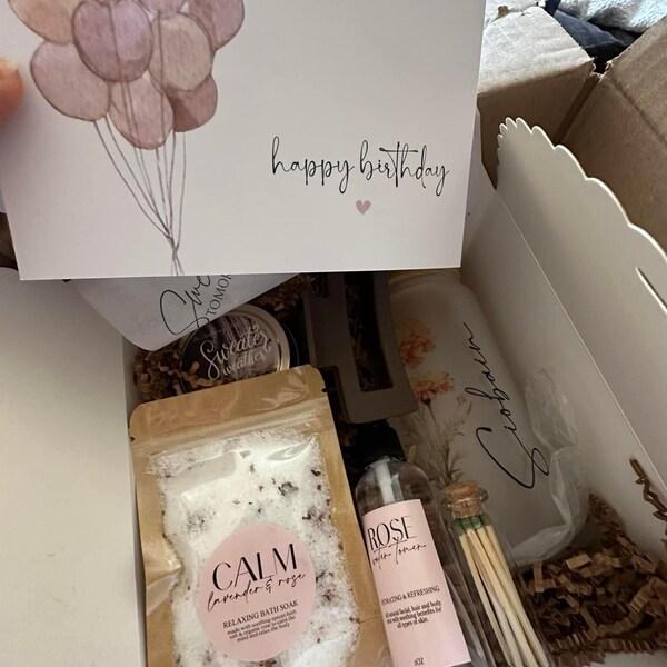 Self Care Gift Set for Women Birthday Gift for Her Birthday Best Friend ...