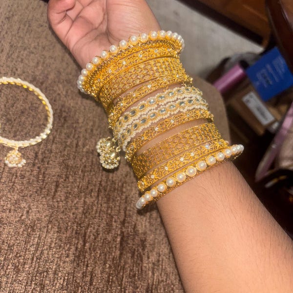 Long Gold Plated Matar Mala Necklace/indian Long Necklace/pakistani ...