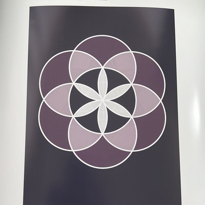 Sacred Geometry Wall Art, Seed of Life Architecture of the Universe ...