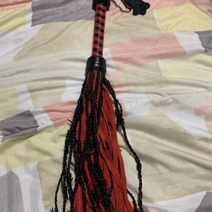 Gorgeous Black Leather SWIVEL FINGER Flogger Cat of 9 Tails - Etsy