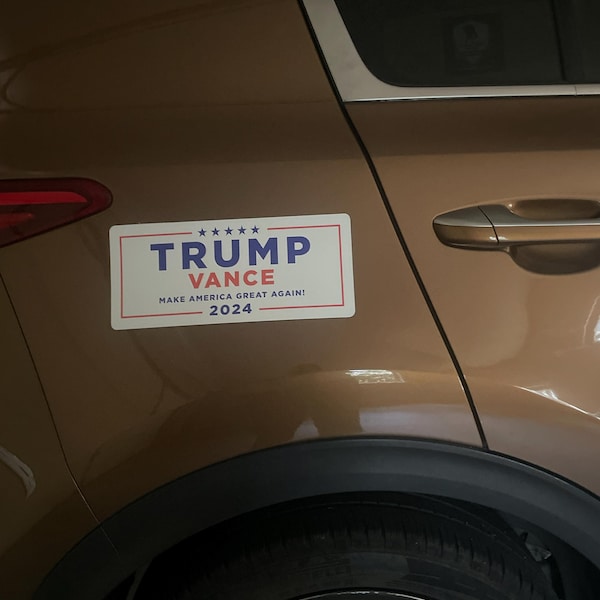TRUMP VANCE 2024 Bumper Sticker | Vinyl Sticker | Decal - Etsy