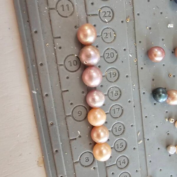 4A 13-15mm Loose Pearl, White Round Freshwater Pearls, Wholesale Pearls ...