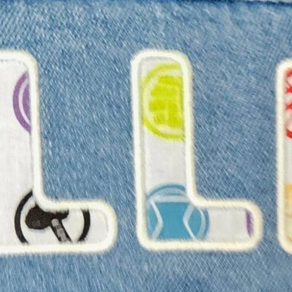Applique Embroidery Font, 10 Alphabet Bundle (bx, Pes, Jef, Vp3, Dst ...