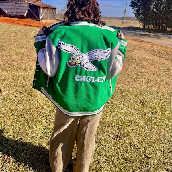 Eagles Kelly Green Jacket - Etsy