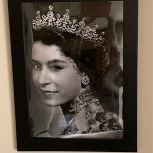 Punk Queen Queen Elizabeth Home Decor Wall Art Print - Etsy UK