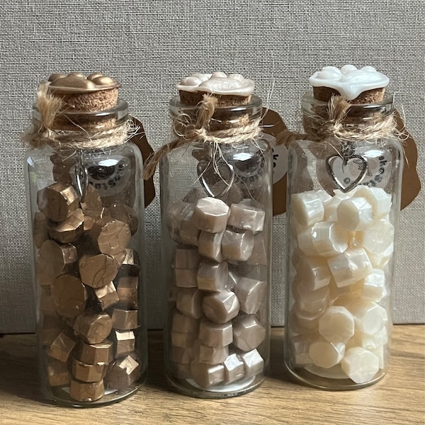 D44 Wax Seal Beads in Yellow Metal Color, Yellow Gold Wax Sealing ...