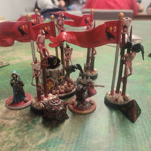 Impaled Skeletons - 28mm 32mm 40mm Printable Scenery Shadowfey Wilds ...