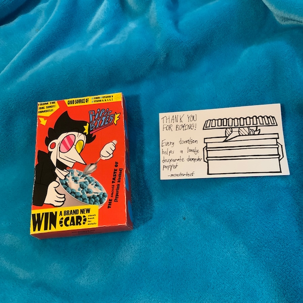 DELTARUNE - Mini Spamton Cereal Box - Etsy