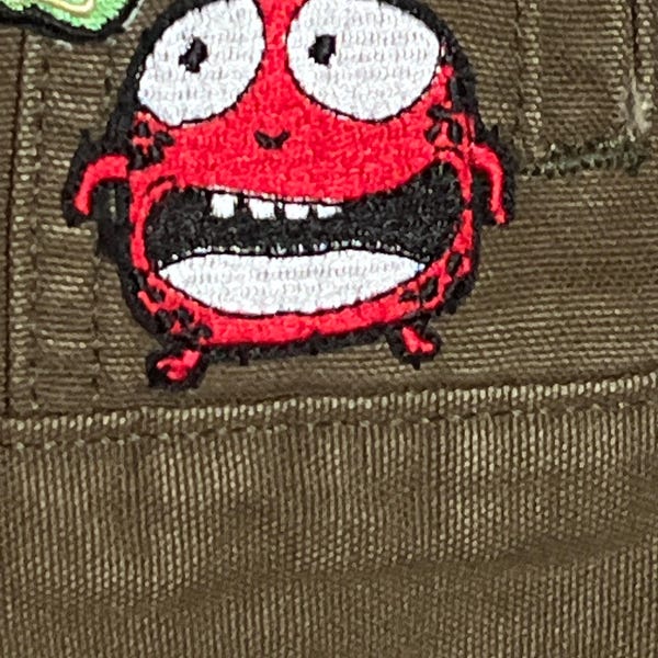 Cute Comic Octopus Patch, Iron on Patch, Embroidered Patch, Funny Patch, Cool Patch, for Vest ...