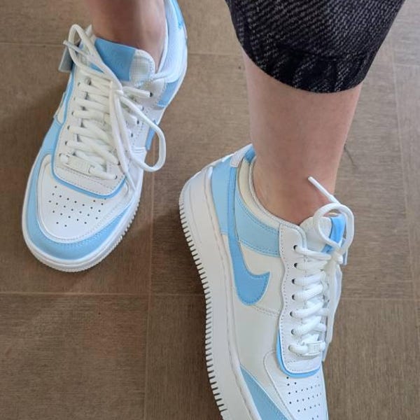 Two-tone Green Colorblock Custom Air Force 1's (af1s) - Etsy Canada