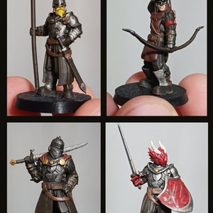 13PC City Guards, Dnd Miniature Guards for Table Top Games, Wargames ...