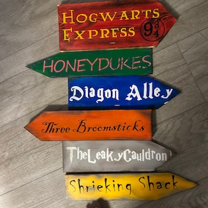 Wizarding World Sign - Etsy