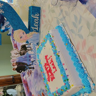 Frozen Elsa Number for Birthday Party - Etsy