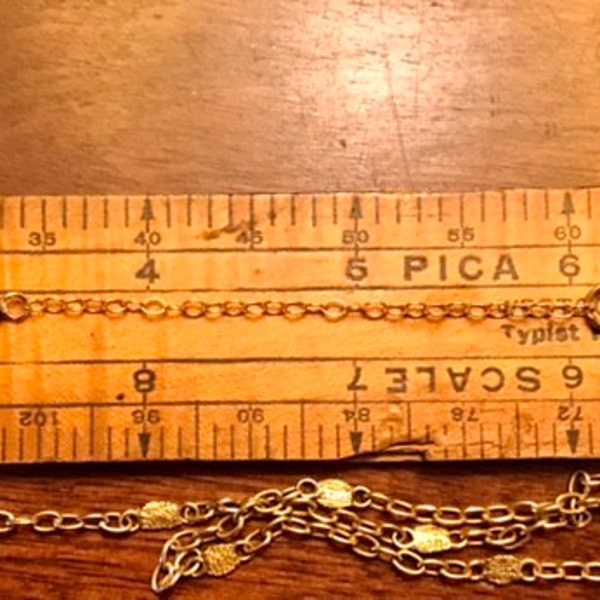 Gold Filled Chain Length Extender for Necklace or Bracelet, 1 Inch, 2 ...
