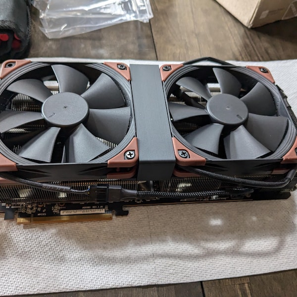 MSI Suprim X RTX 4090 Video Card Fan Shroud Deshroud 120mm Fan Bracket ...
